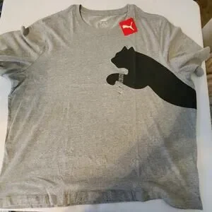 Puma | Shirts | Puma Wrap Around Leaping Cat Logo Graphic Tshirt Size ...